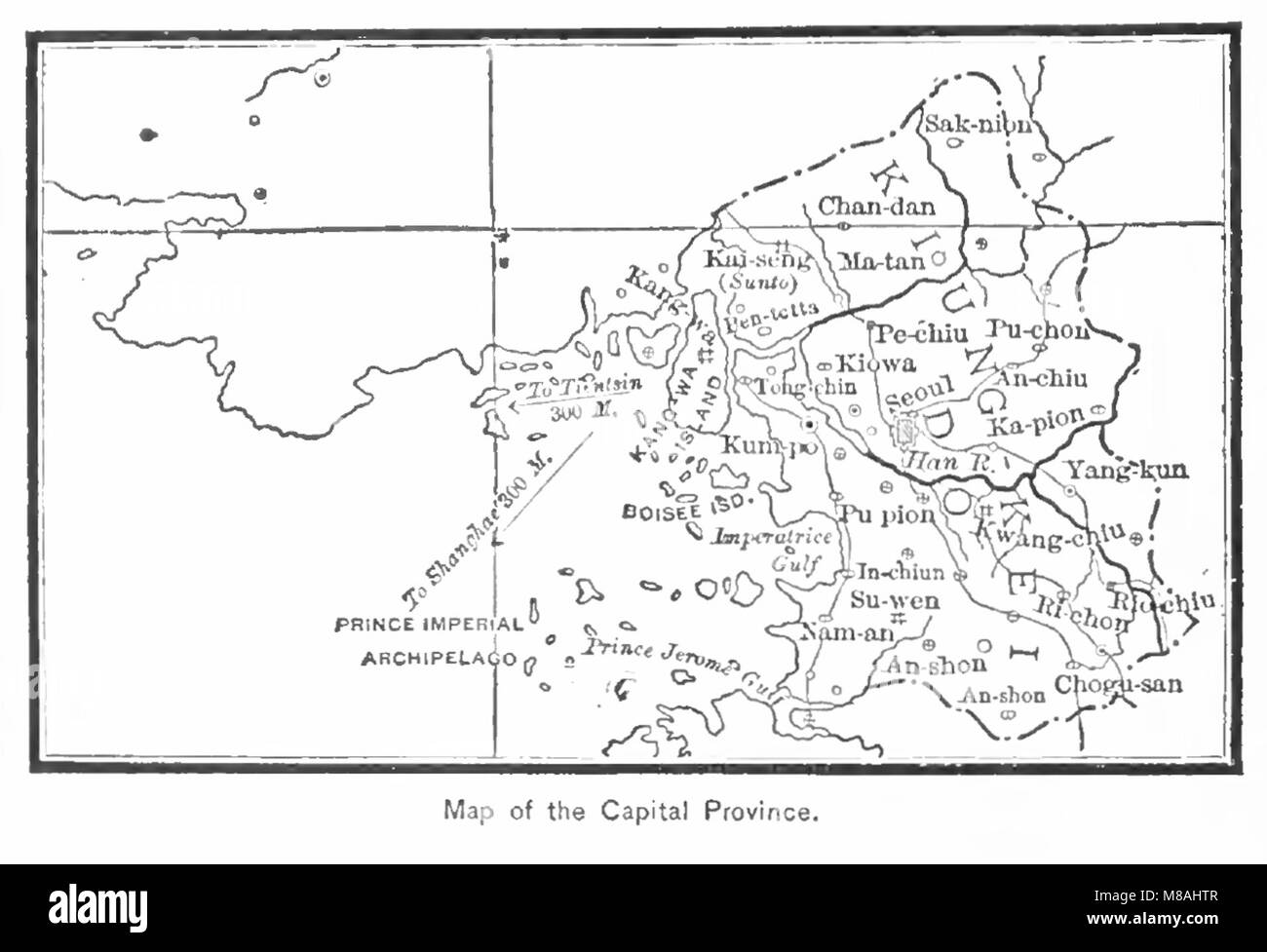 The map from Griffis (1897) provides detailed geographic and political ...
