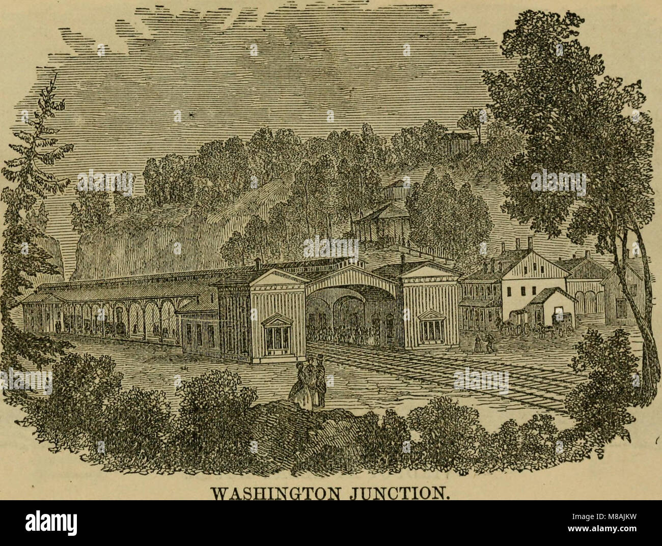 Guide to Baltimore and Ohio railroad (1874) (14574568468 Stock Photo ...