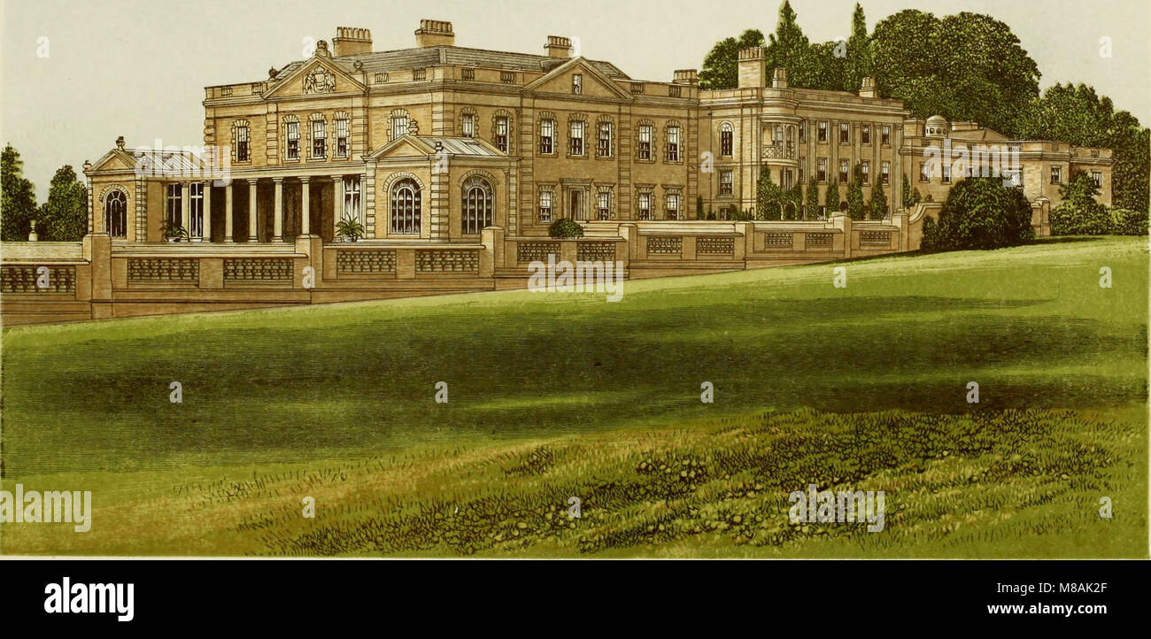 This 1840 work features a picturesque view of Gunton Hall, part of a ...