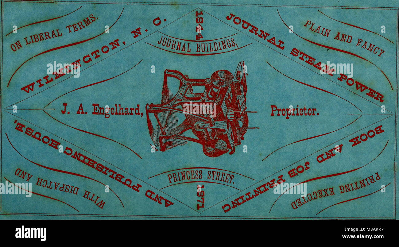 A 1871 directory and general advertiser for Wilmington, North Carolina ...