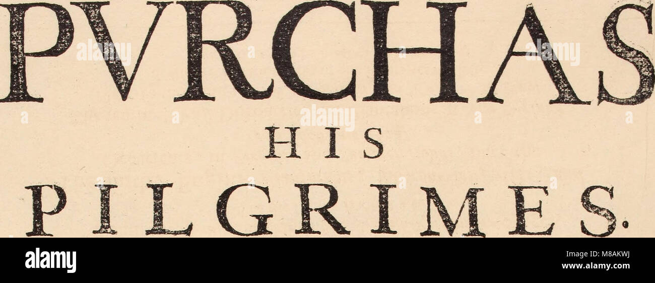 Hakluytus posthumus or purchas his pilgrimes hi-res stock photography ...