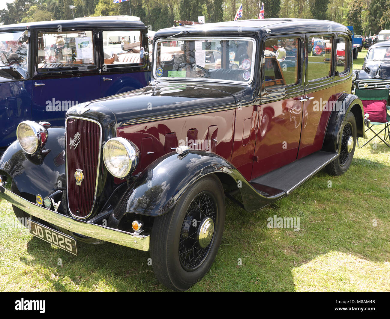 Vintage Austin six at Stradsett rally Norfolk Stock Photo - Alamy