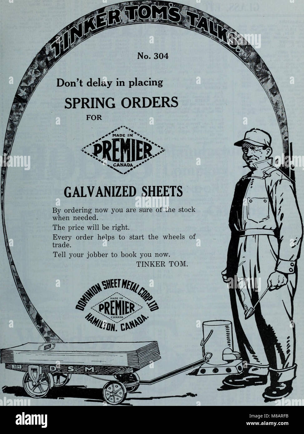 The 'Hardware Merchandising' magazine, from March to June 1921, covers ...