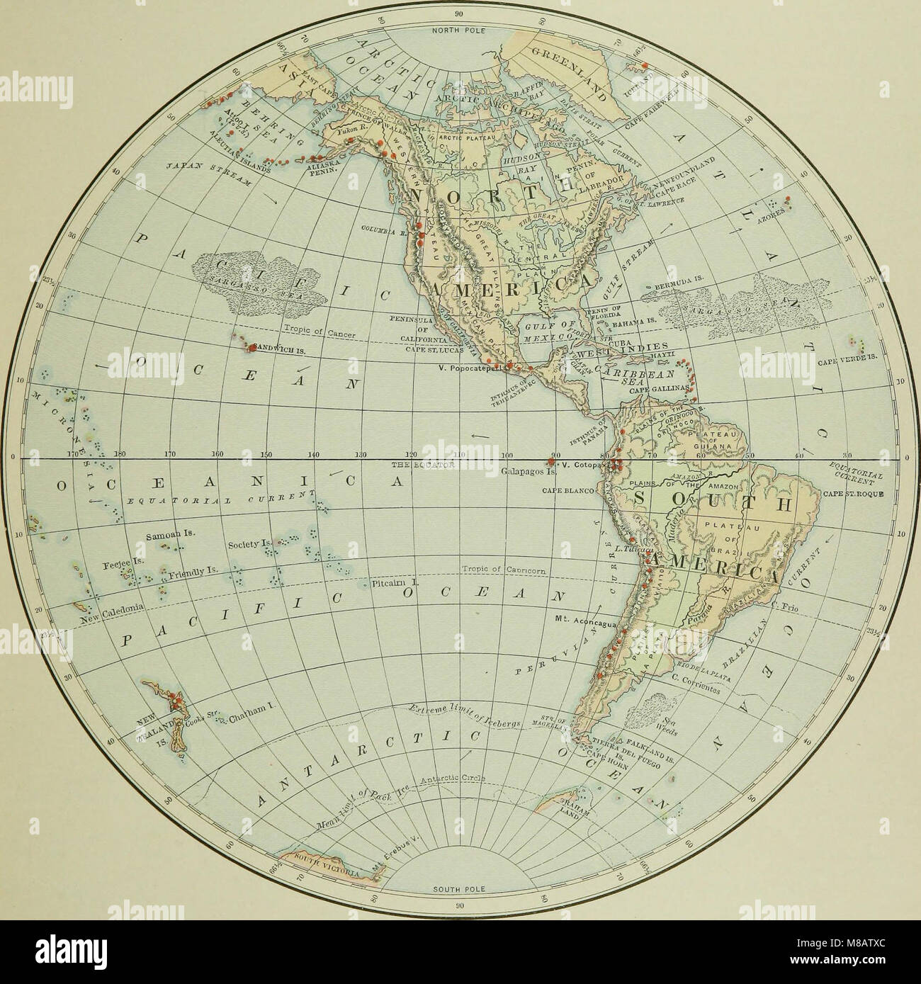 Harper's school geography (1885) (14586675108 Stock Photo - Alamy