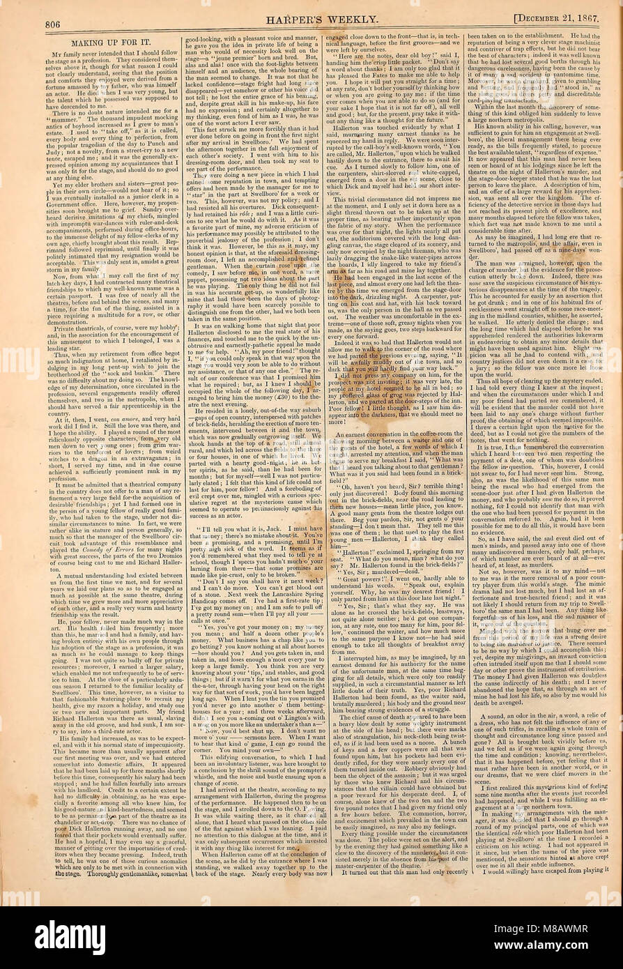 'Harper's Weekly' from 1857 was a major American illustrated newspaper ...
