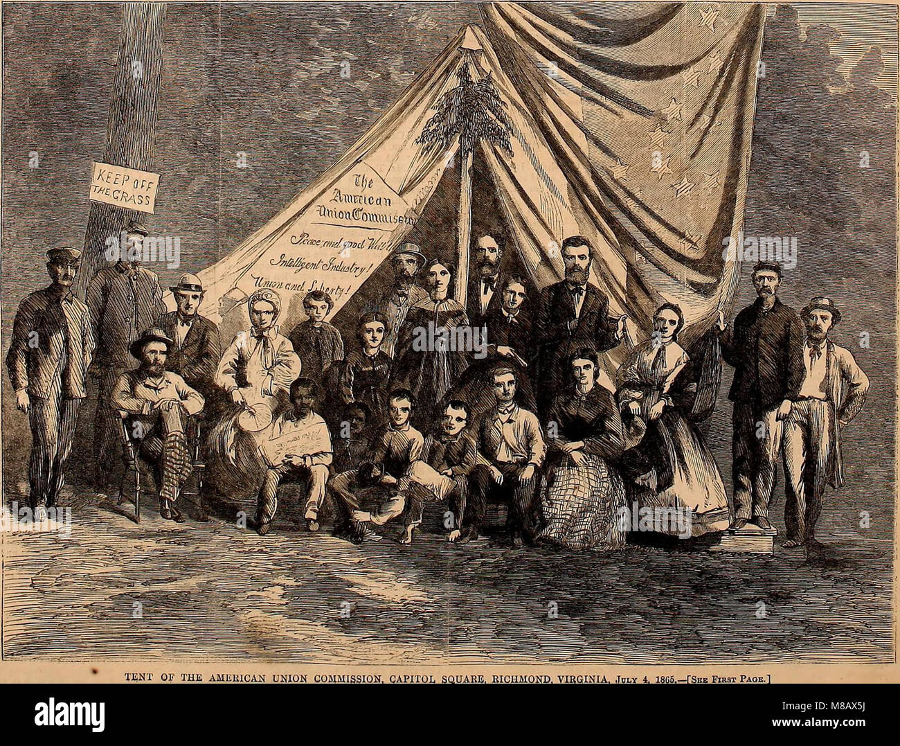 'Harper's Weekly' (1865) was a prominent American illustrated magazine ...