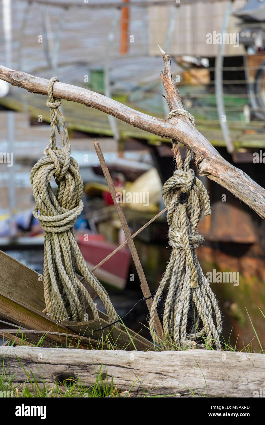 Coils Of Rope High Resolution Stock Photography and Images - Alamy