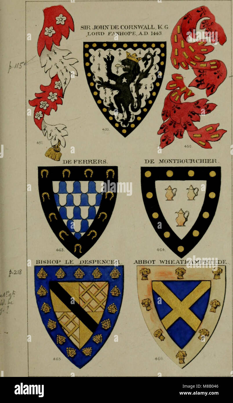Heraldry, historical and popular (1864) (14576865179 Stock Photo - Alamy