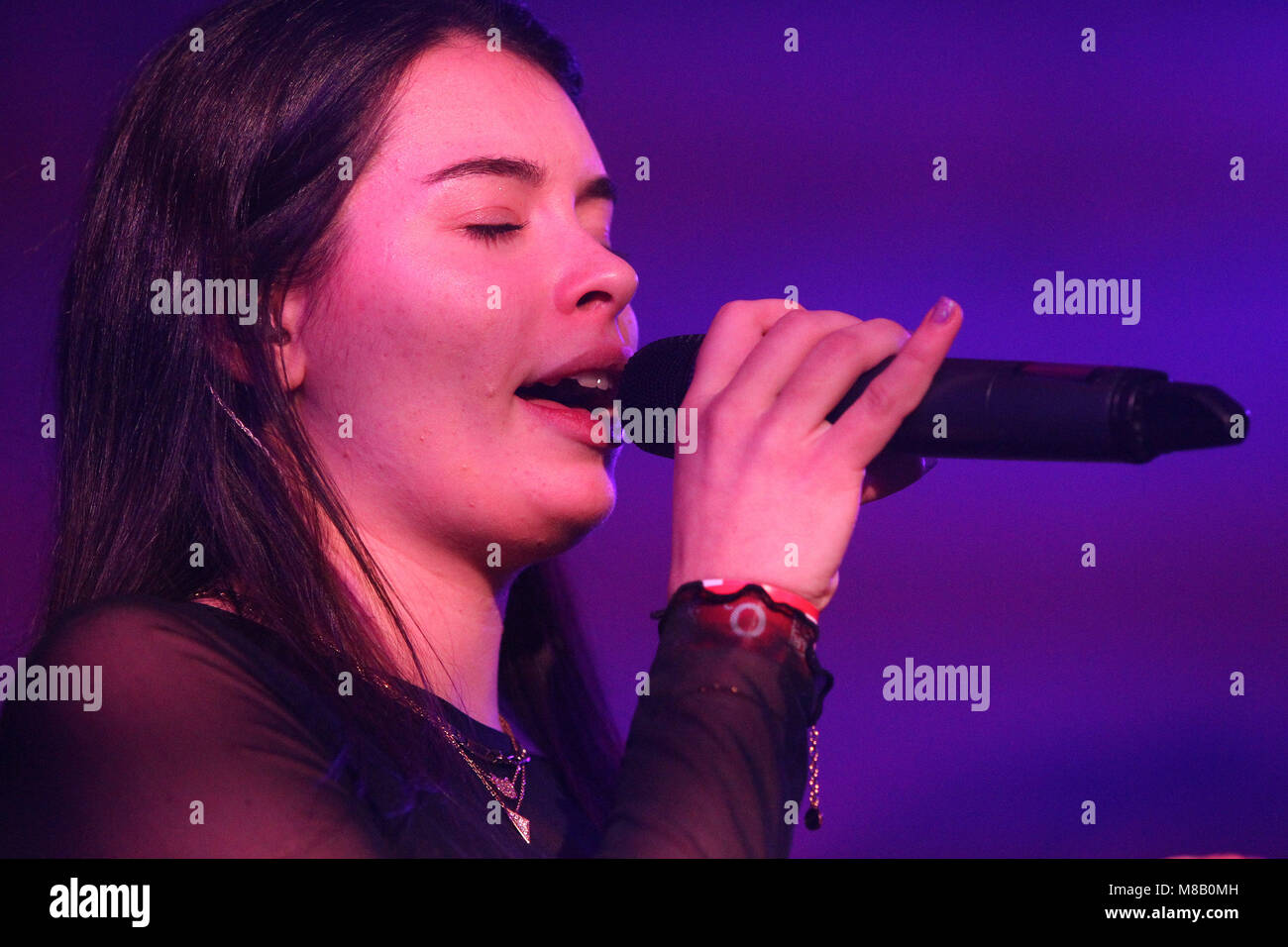 Liv Dawson performs at Bush Hall supporting Jessie Ware as part of the ...