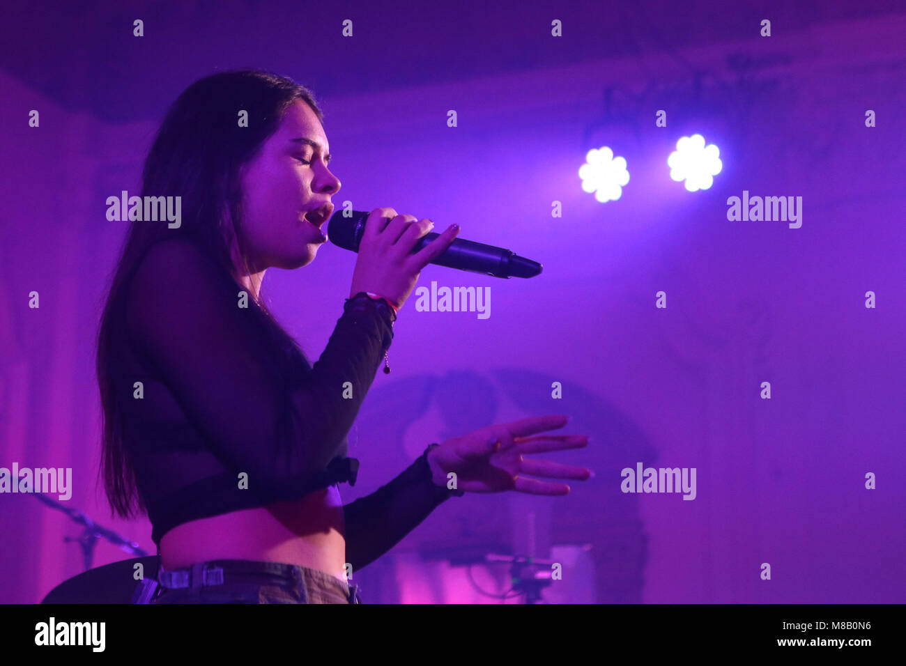 Liv Dawson performs at Bush Hall supporting Jessie Ware as part of the ...