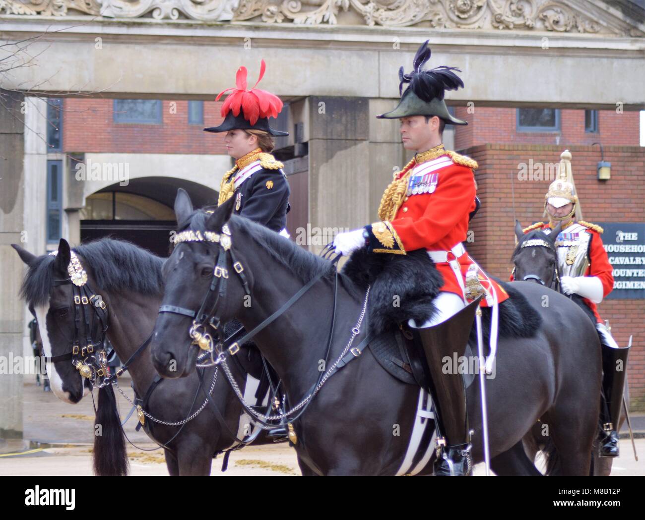 Major Benjamin Bathurst CBE Commanding Officer of the Household ...