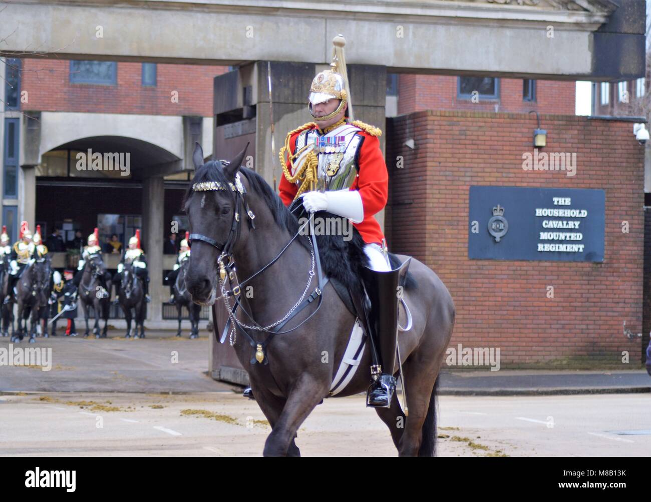 Major Benjamin Bathurst CBE Commanding Officer of the Household ...