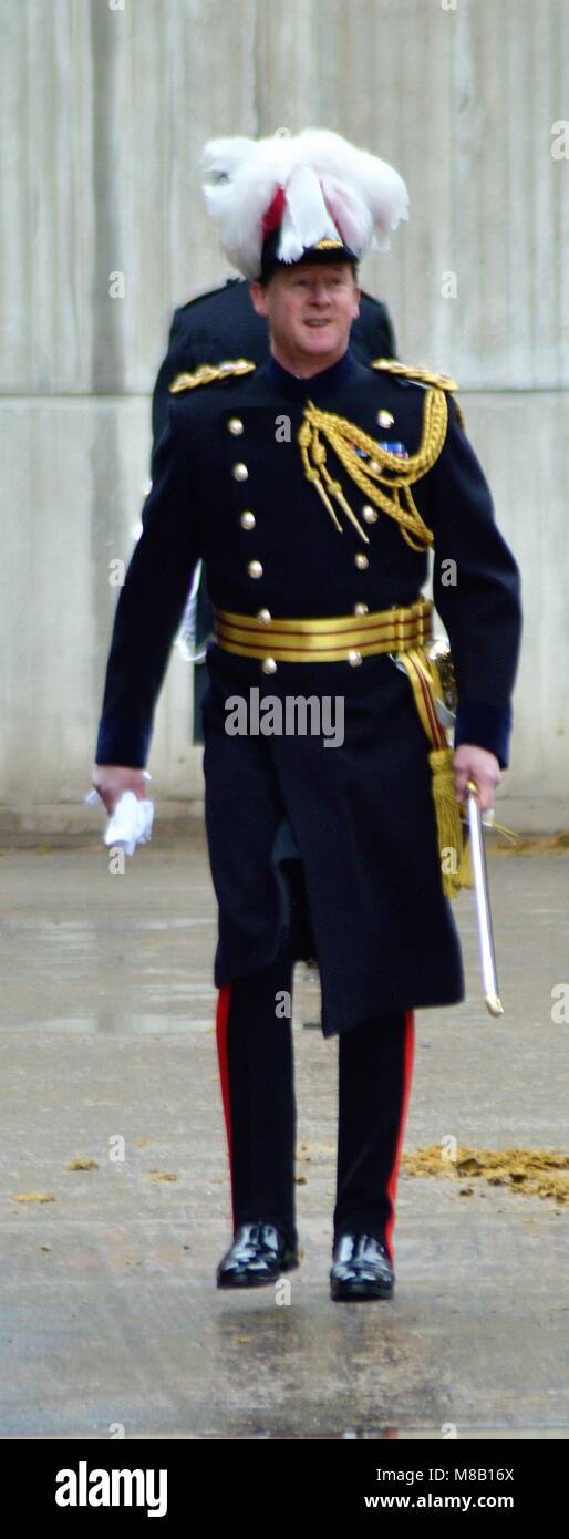 Major Benjamin Bathurst CBE Commanding Officer of the Household ...