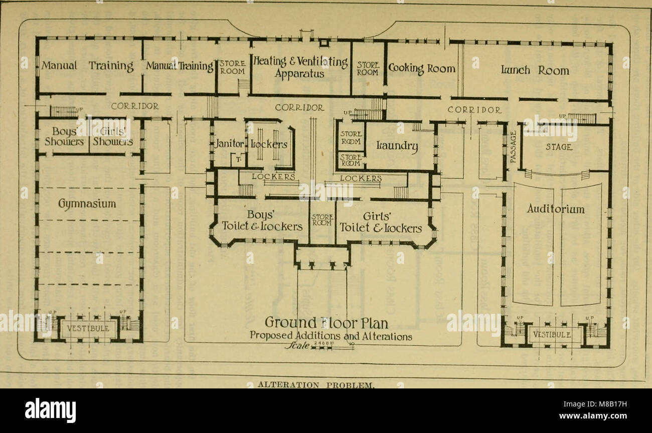 This 1922 work examines the design and layout of high school buildings ...