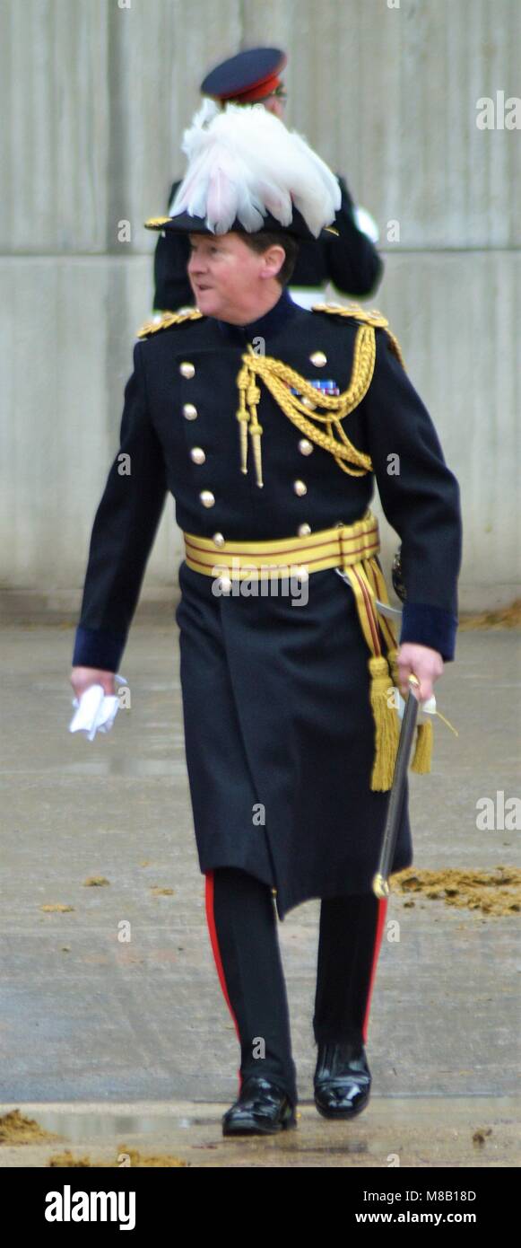 Major Benjamin Bathurst CBE Commanding Officer of the Household ...