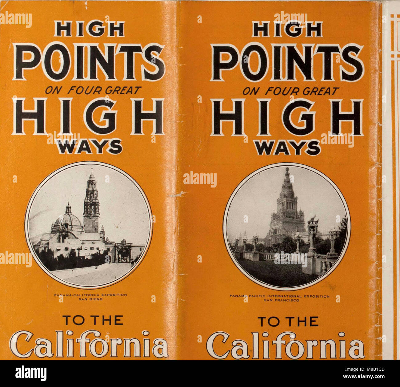High Points on Four Great High Ways to the California Expositions (1915 ...