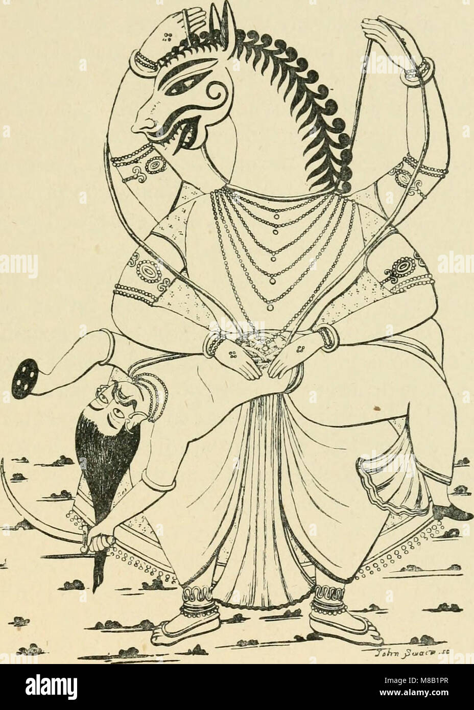 Hindu mythology, Vedic and Purânic (1882) (14594610869 Stock Photo - Alamy