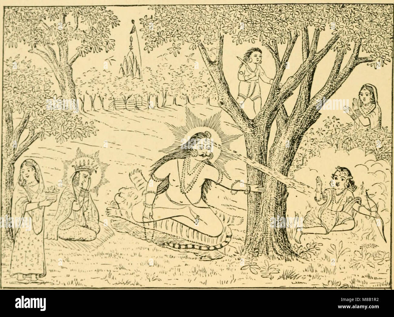 Hindu mythology, Vedic and Purânic (1882) (14778954404 Stock Photo - Alamy