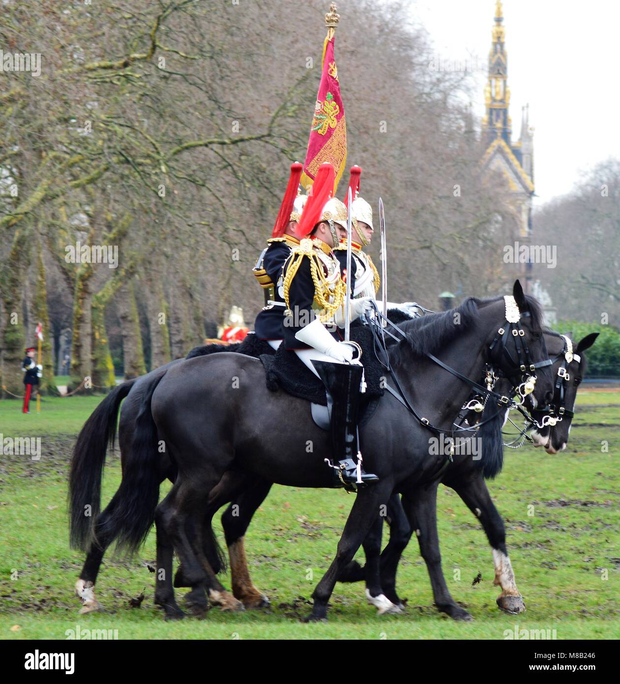 Major Benjamin Bathurst CBE Commanding Officer of the Household ...
