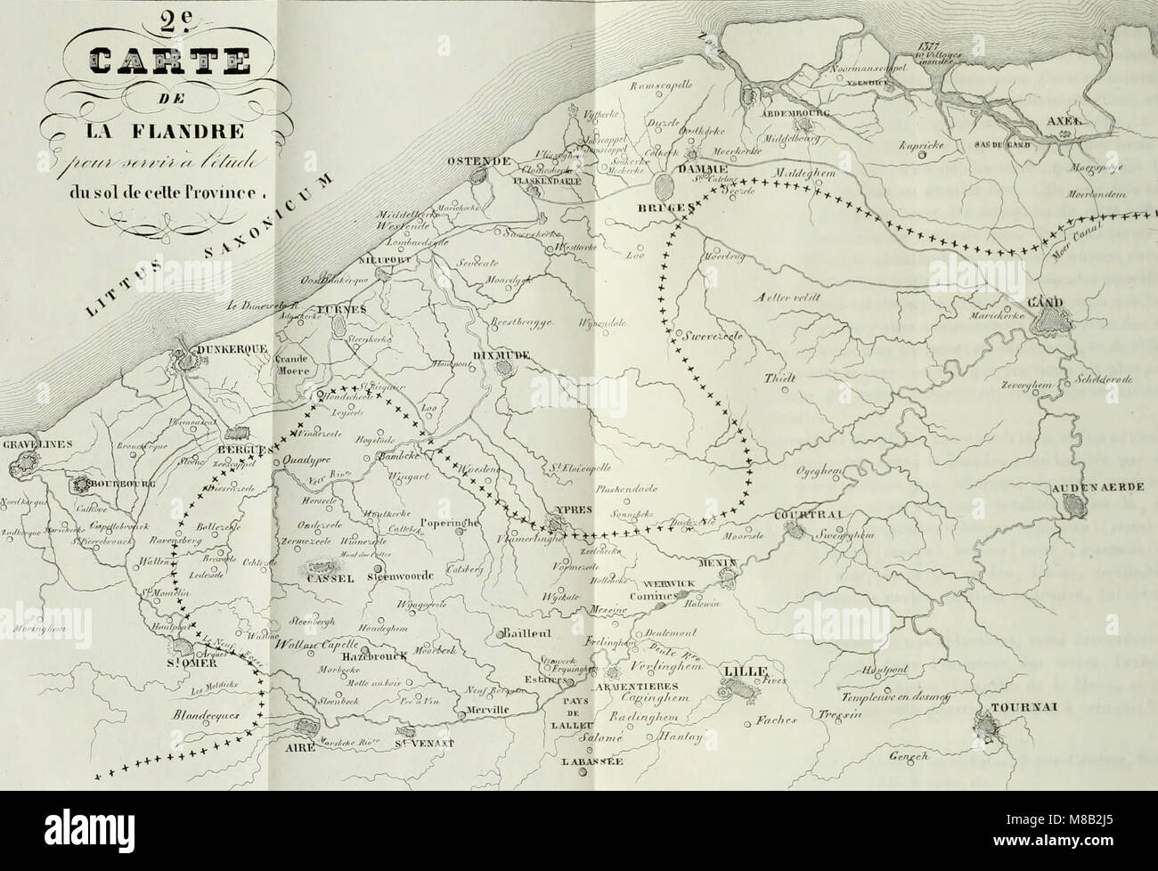 This 1848 work traces the history of Lille and Walloon Flanders ...