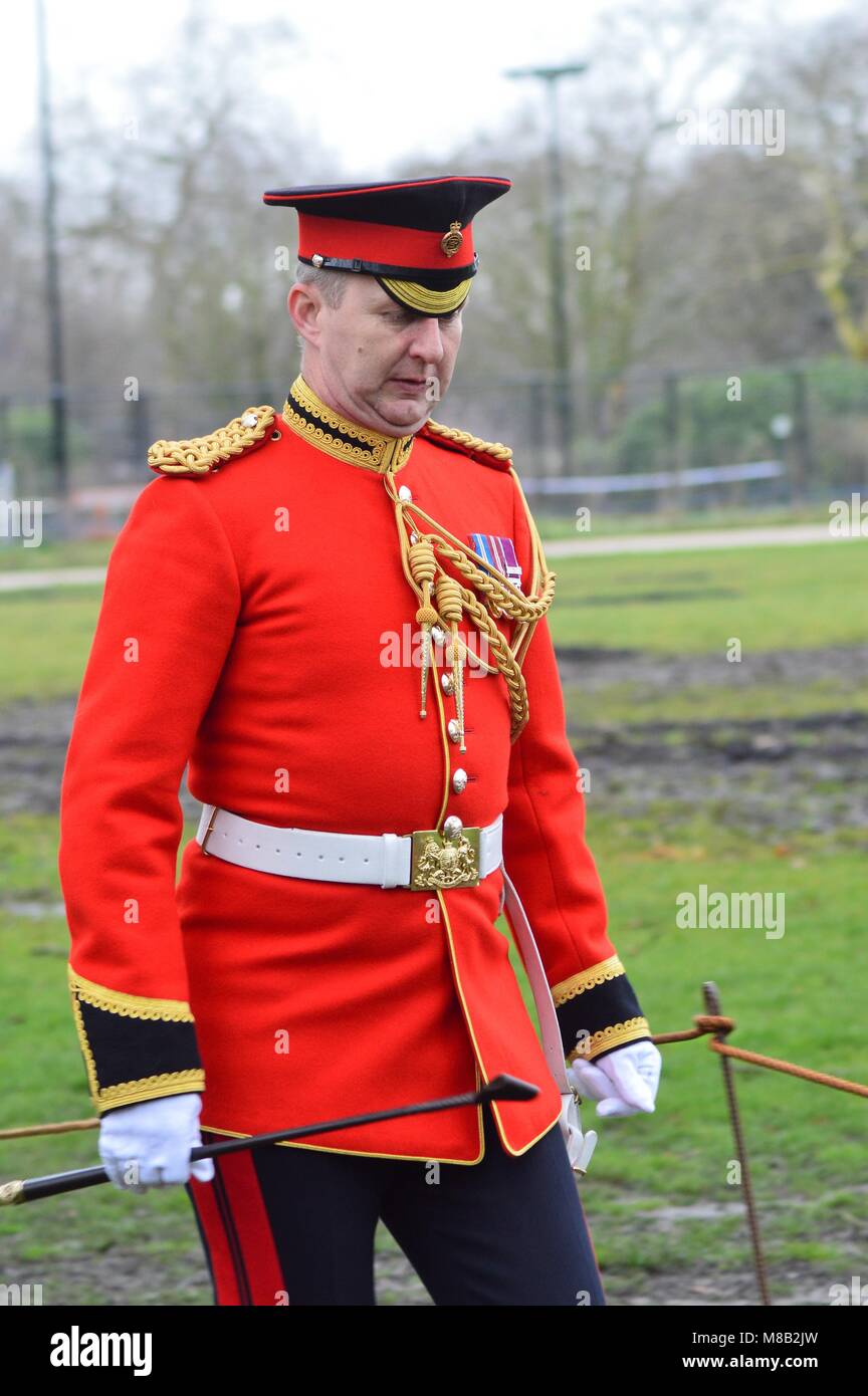 Major Benjamin Bathurst CBE Commanding Officer of the Household ...