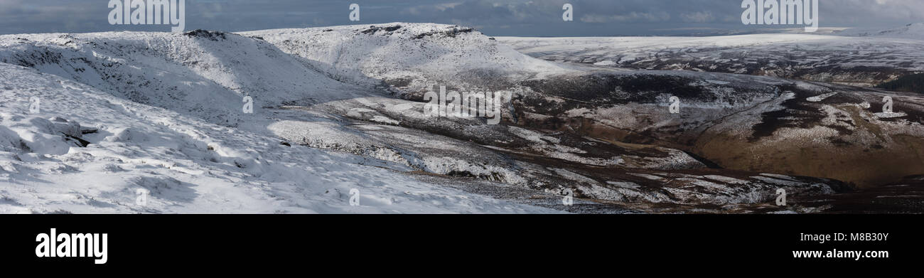 Fairbrook Naze and Seal Edge, Kinder Scout, Peak District Stock Photo ...