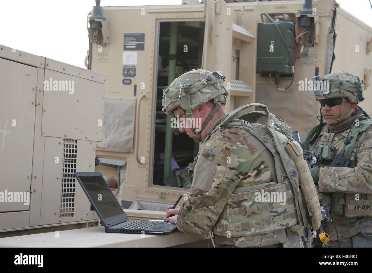U.S. Army Soldier assigned to 3rd Squadron, 3rd Cavalry Regiment ...