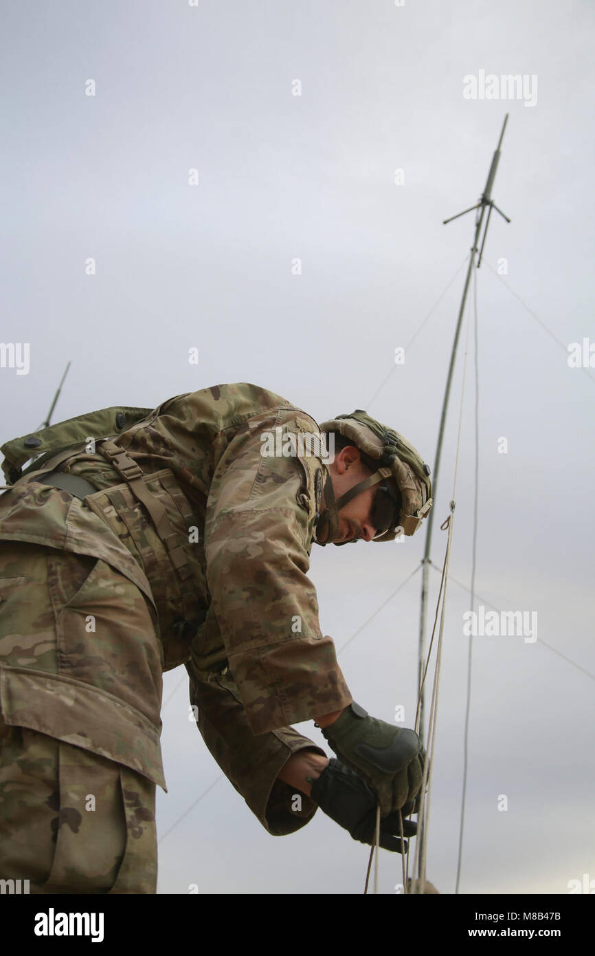 U.S. Army Soldier assigned to 3rd Squadron, 3rd Cavalry Regiment ...
