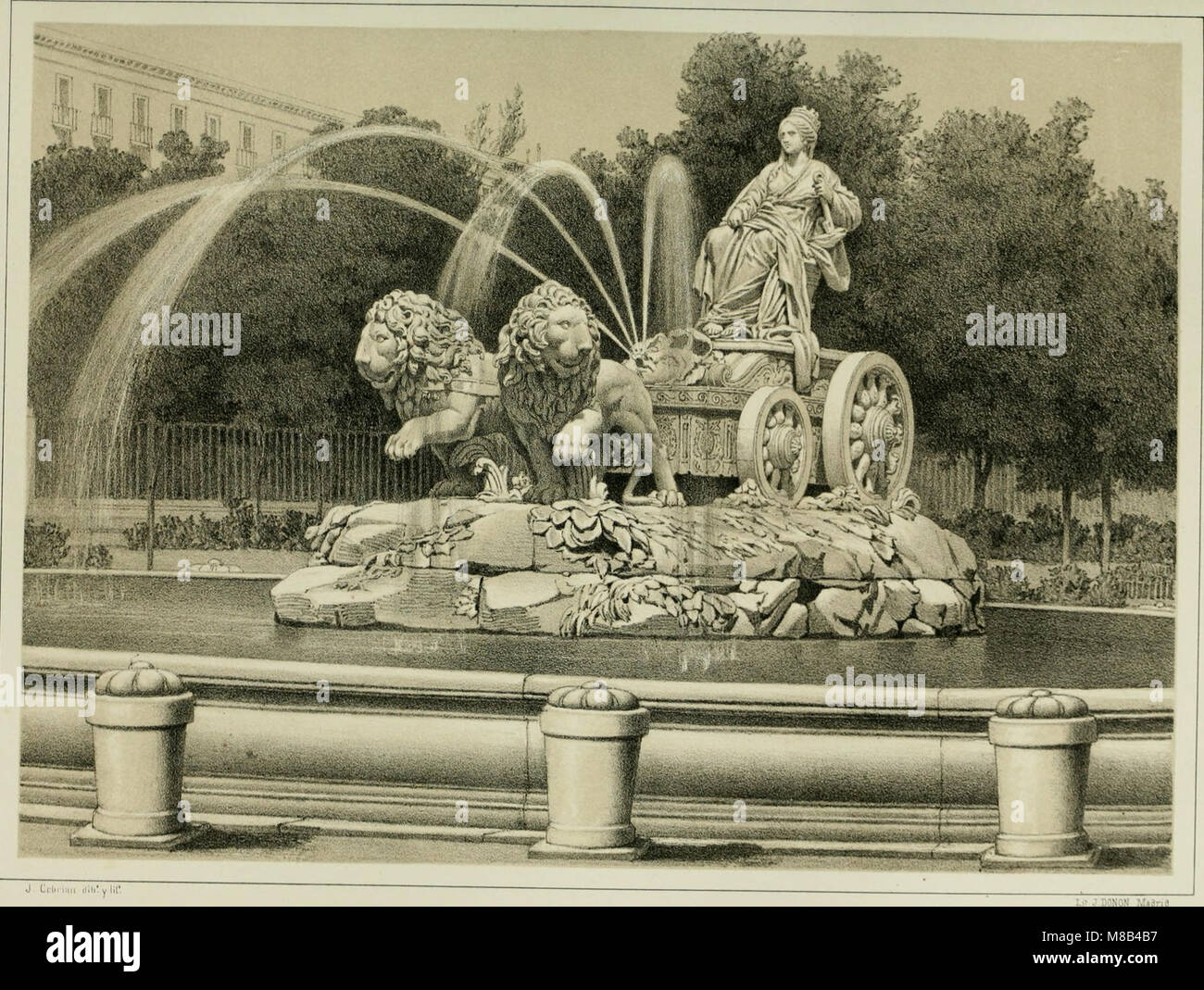 Historia de la Villa y Corte de Madrid (1860) (14594106579 Stock Photo ...