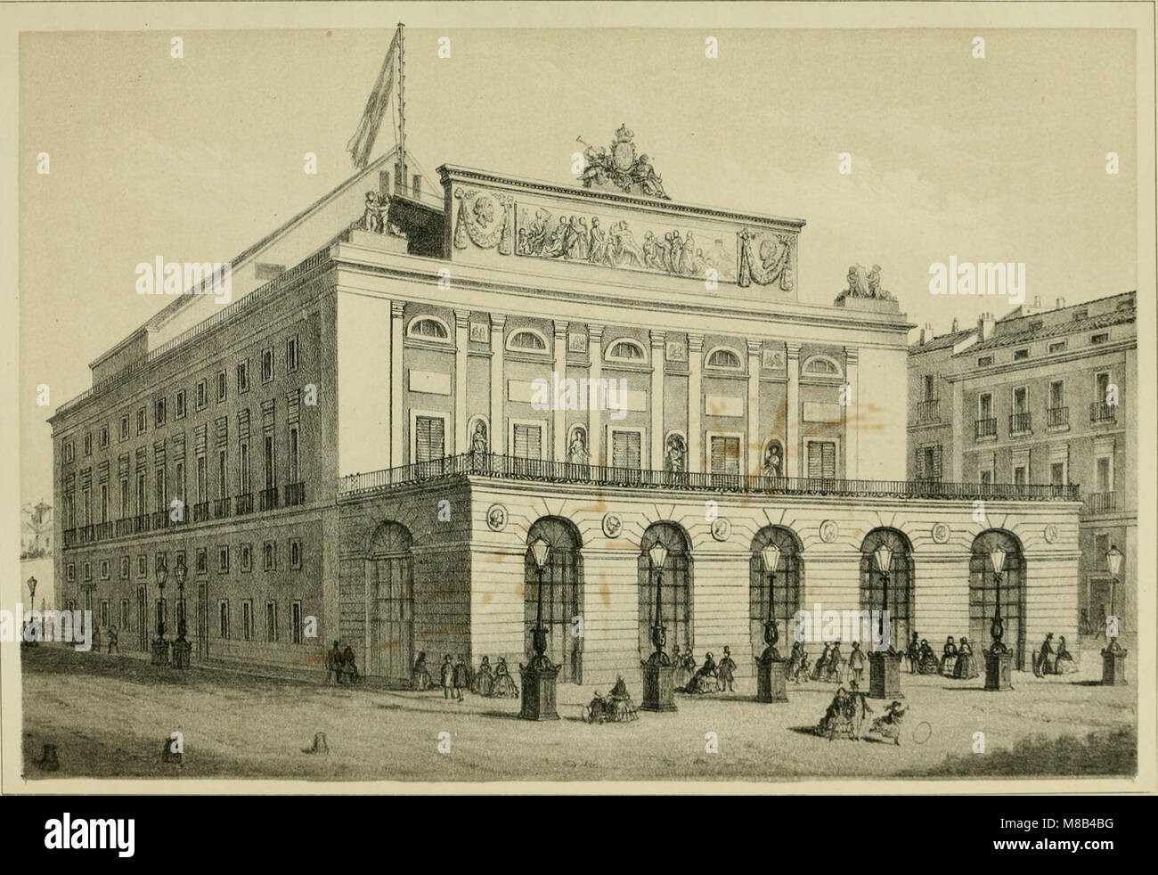 Historia de la Villa y Corte de Madrid (1860) (14757818876 Stock Photo ...