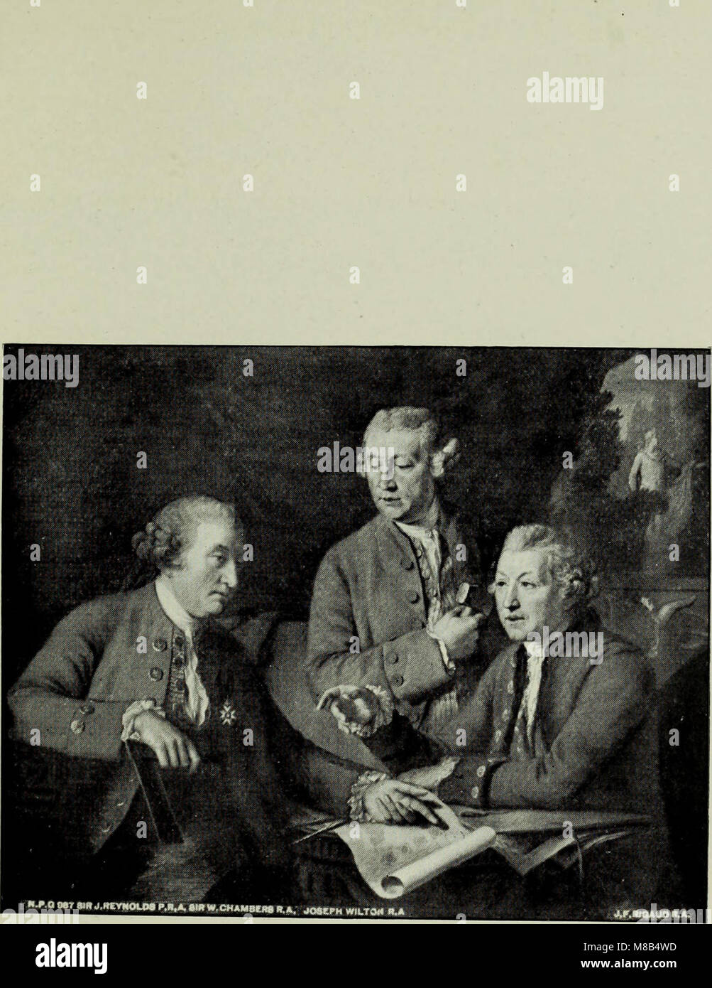 This 1897 work focuses on the painted portraits of notable figures from ...