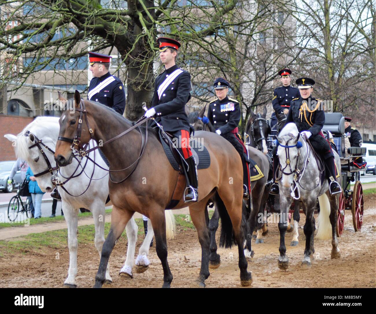 Major Benjamin Bathurst CBE Commanding Officer of the Household ...