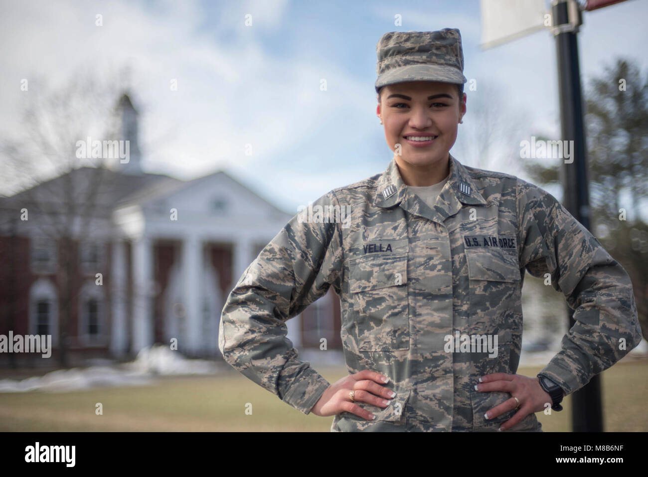 HANSCOM AIR FORCE BASE, Mass. – Air Force Cadet Nicolle Vella, a member ...