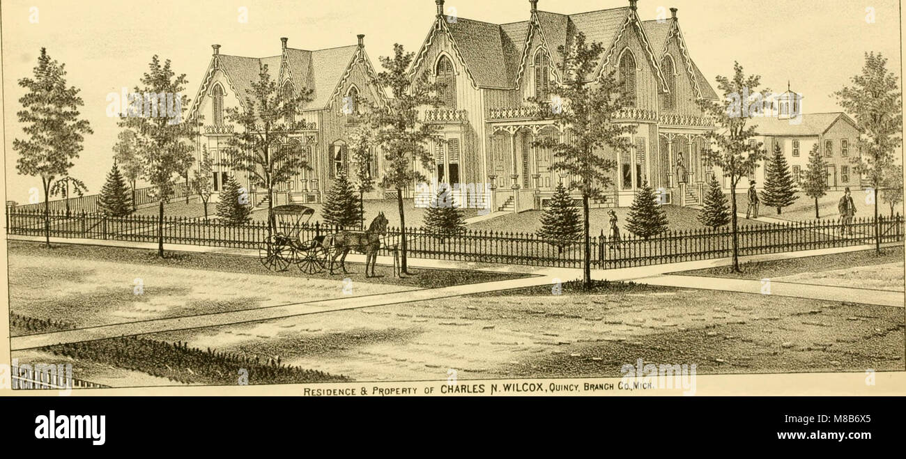 The History of Branch County, Michigan (1879) includes detailed ...