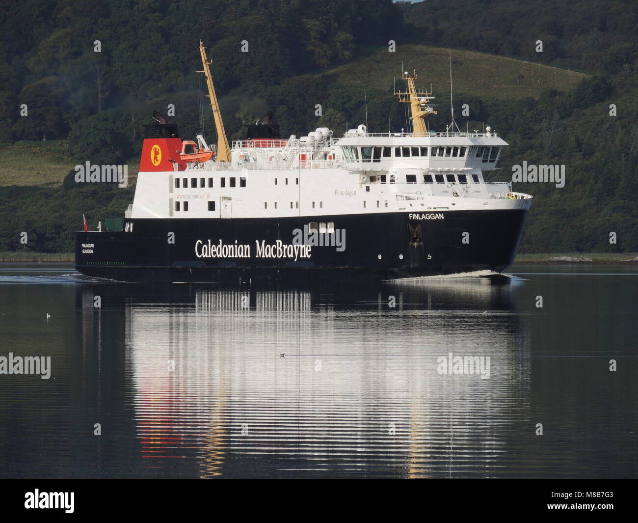 Caledonian macbrayne ferry mv finlaggan hi-res stock photography and ...