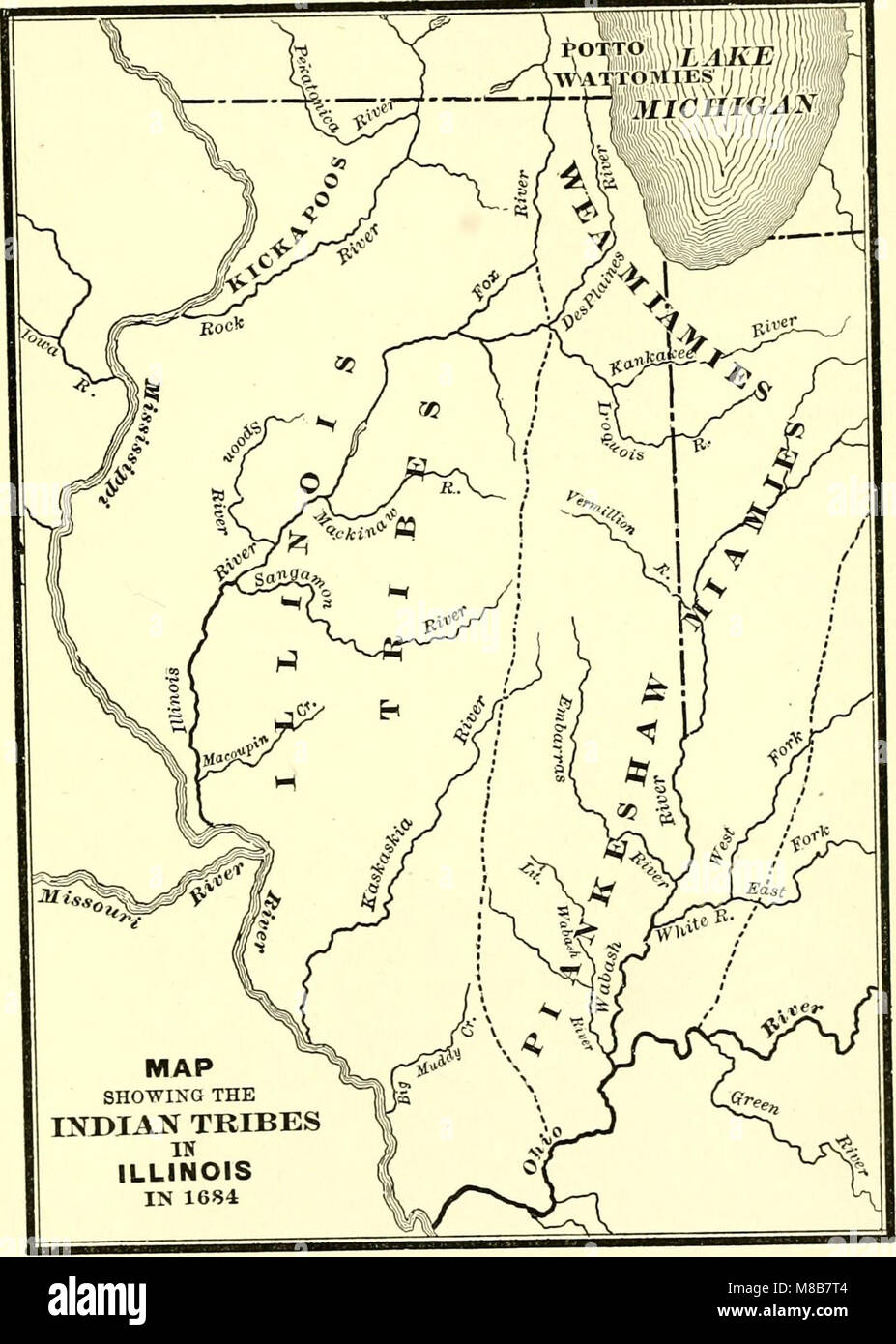 History of Illinois, to accompany an historical map of the state (1883 ...