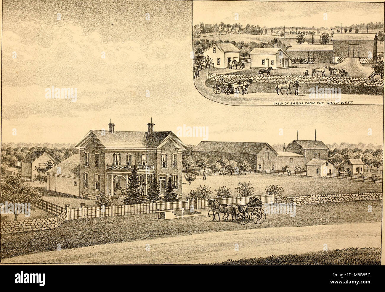 The 1880 history of Ingham and Eaton counties in Michigan provides a ...