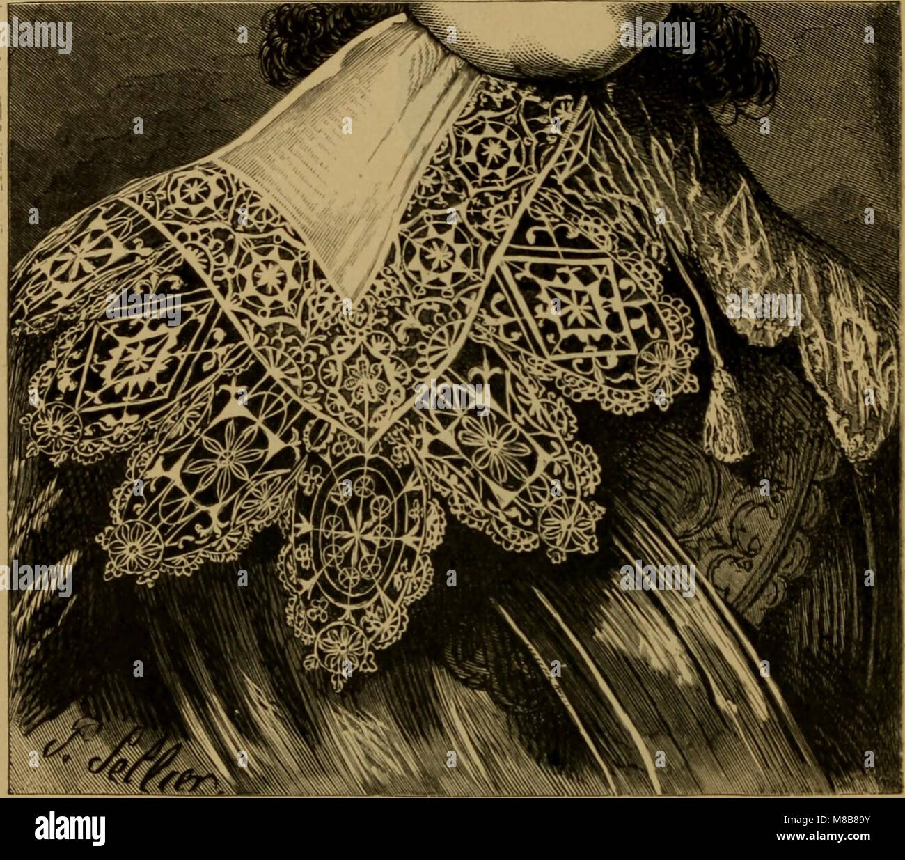 The 1902 publication 'History of Lace' explores the development ...