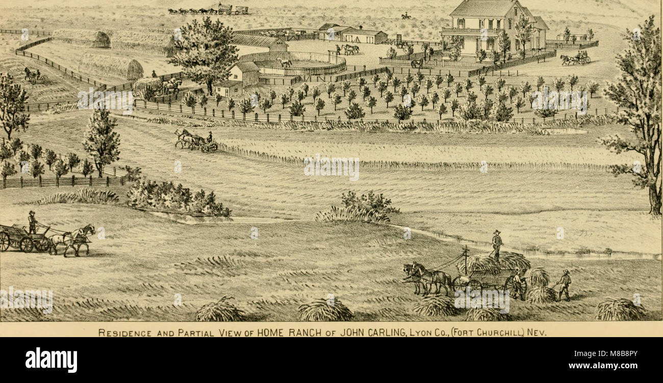 This 1881 work outlines the history of Nevada, covering its early ...