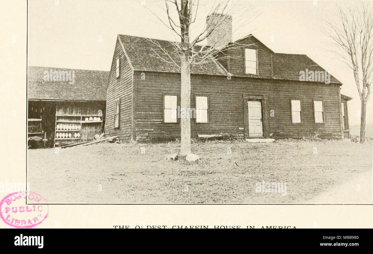 This 1913 work traces the history of Robert Chaffin and his descendants ...