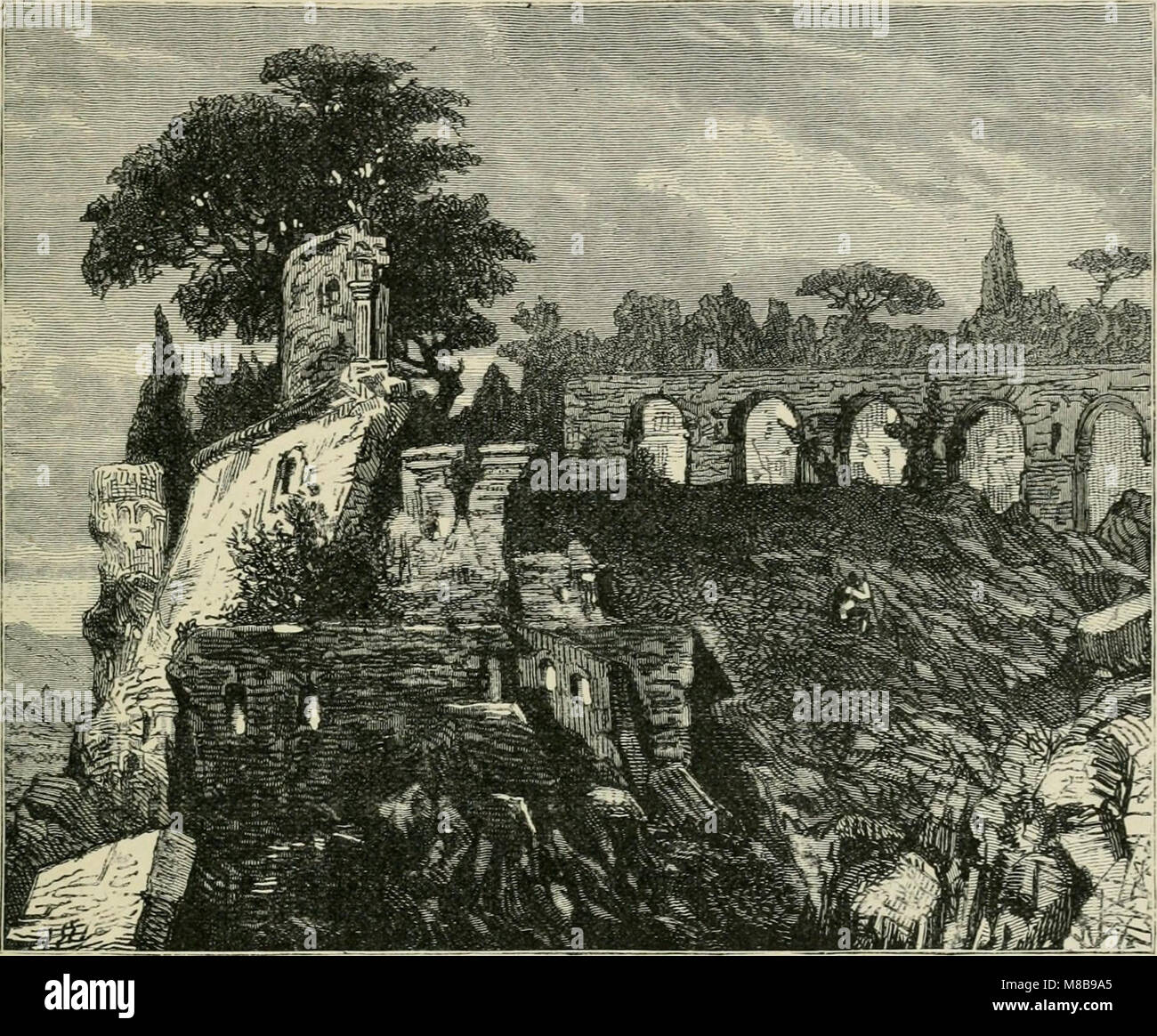 An 1883 historical work detailing the rise and fall of Rome, from its ...