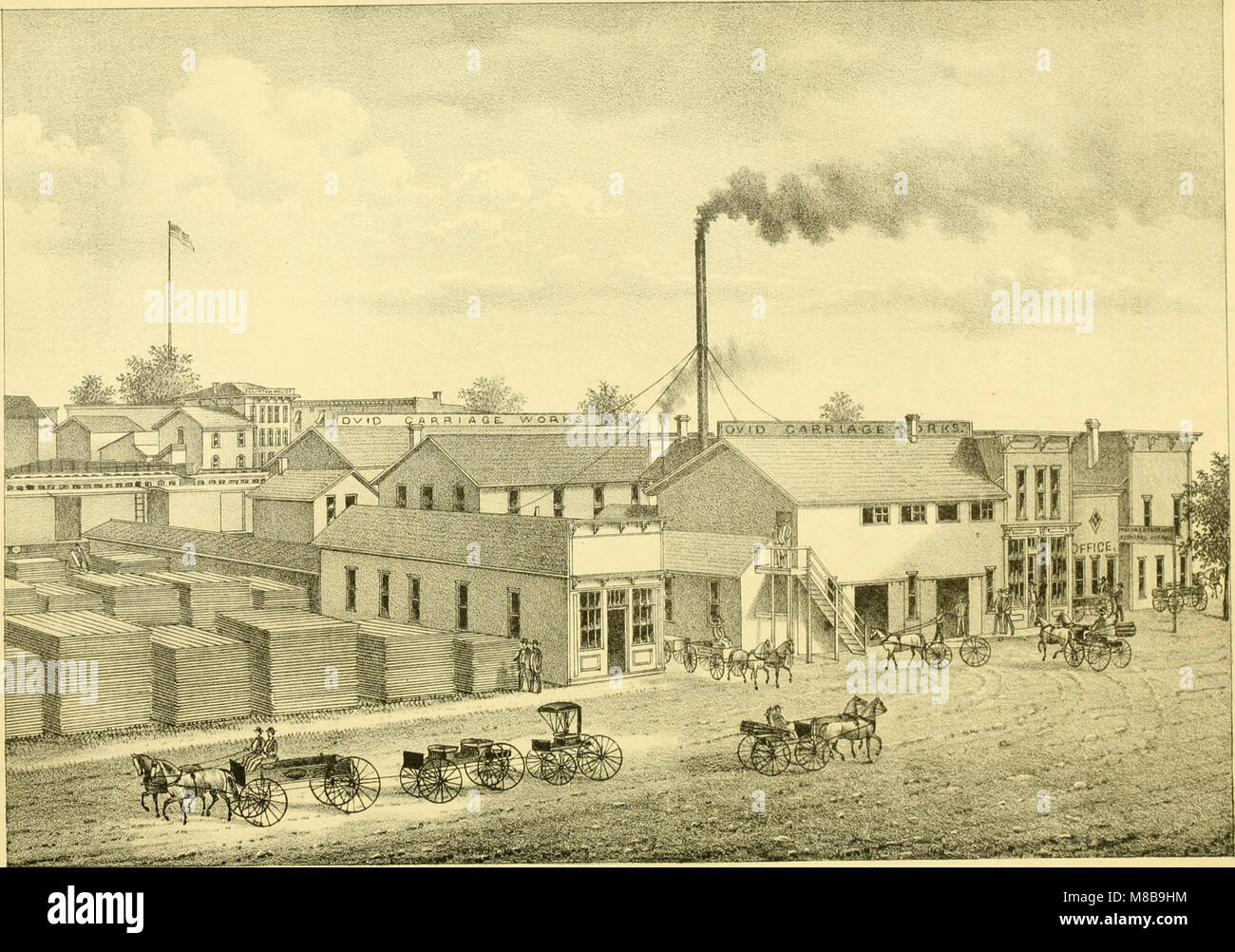 This 1880 historical account details the founding, development, and key ...