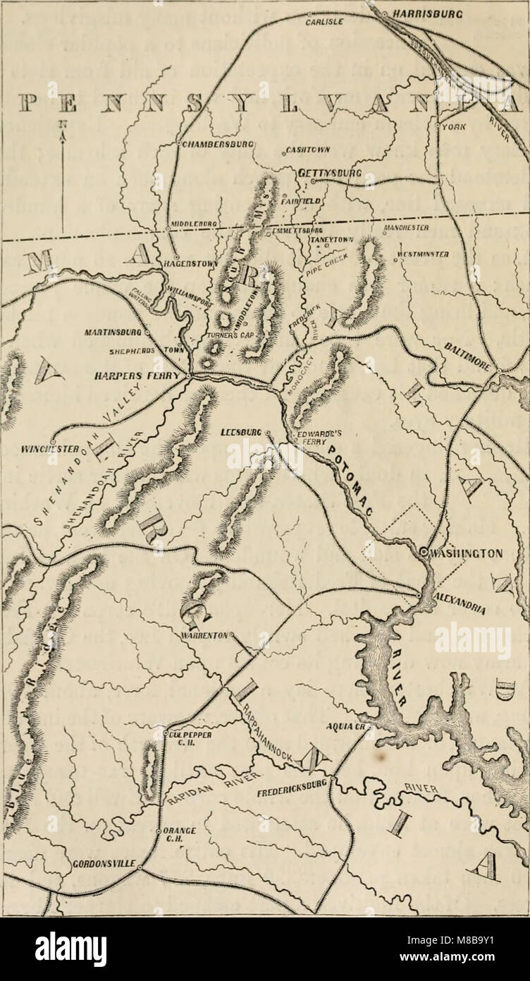 History of the American Civil War (1873) (14576141819 Stock Photo - Alamy