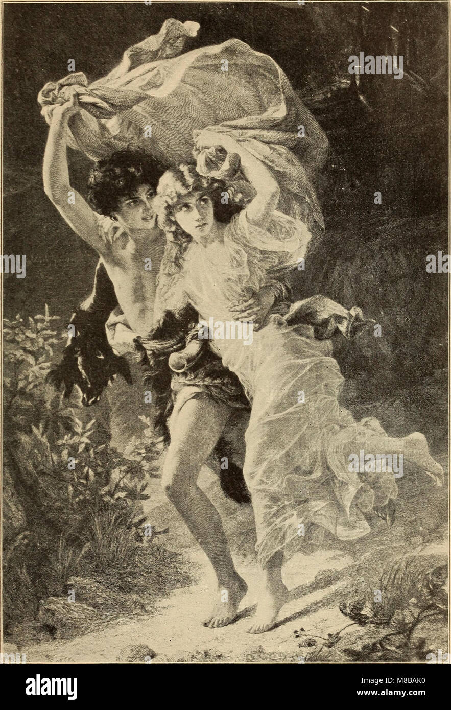 'The Storm' is a famous painting by Pierre Auguste Cot, depicting a ...