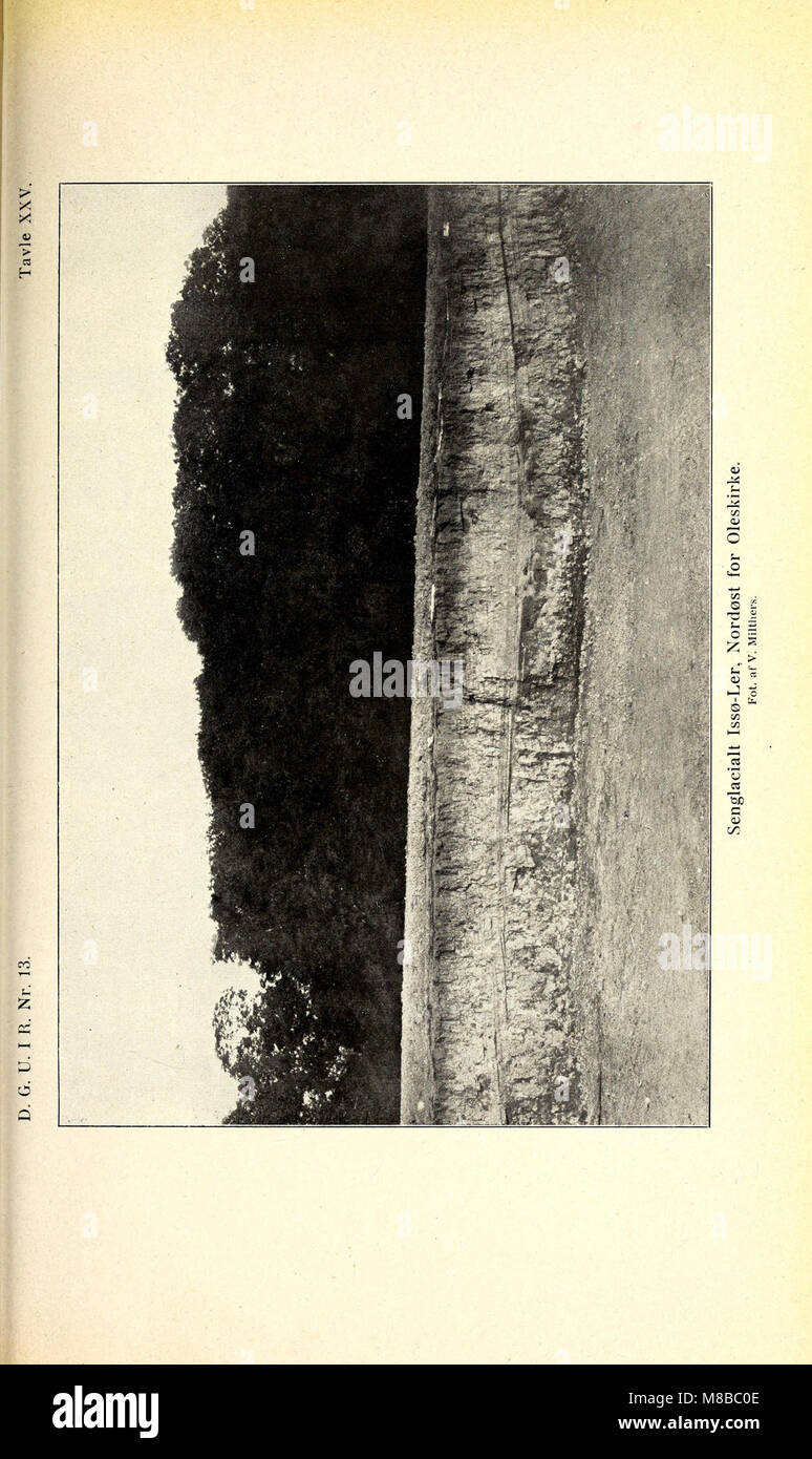 The 1916 report from Denmark's Geological Survey discusses geological ...