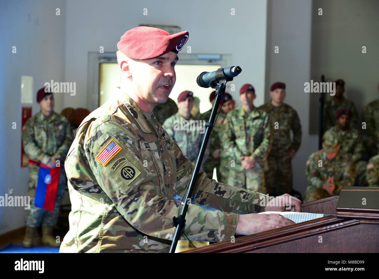 Command Sgt. Maj. Erick E. Ochs, incoming Command Sgt. Maj. of the ...