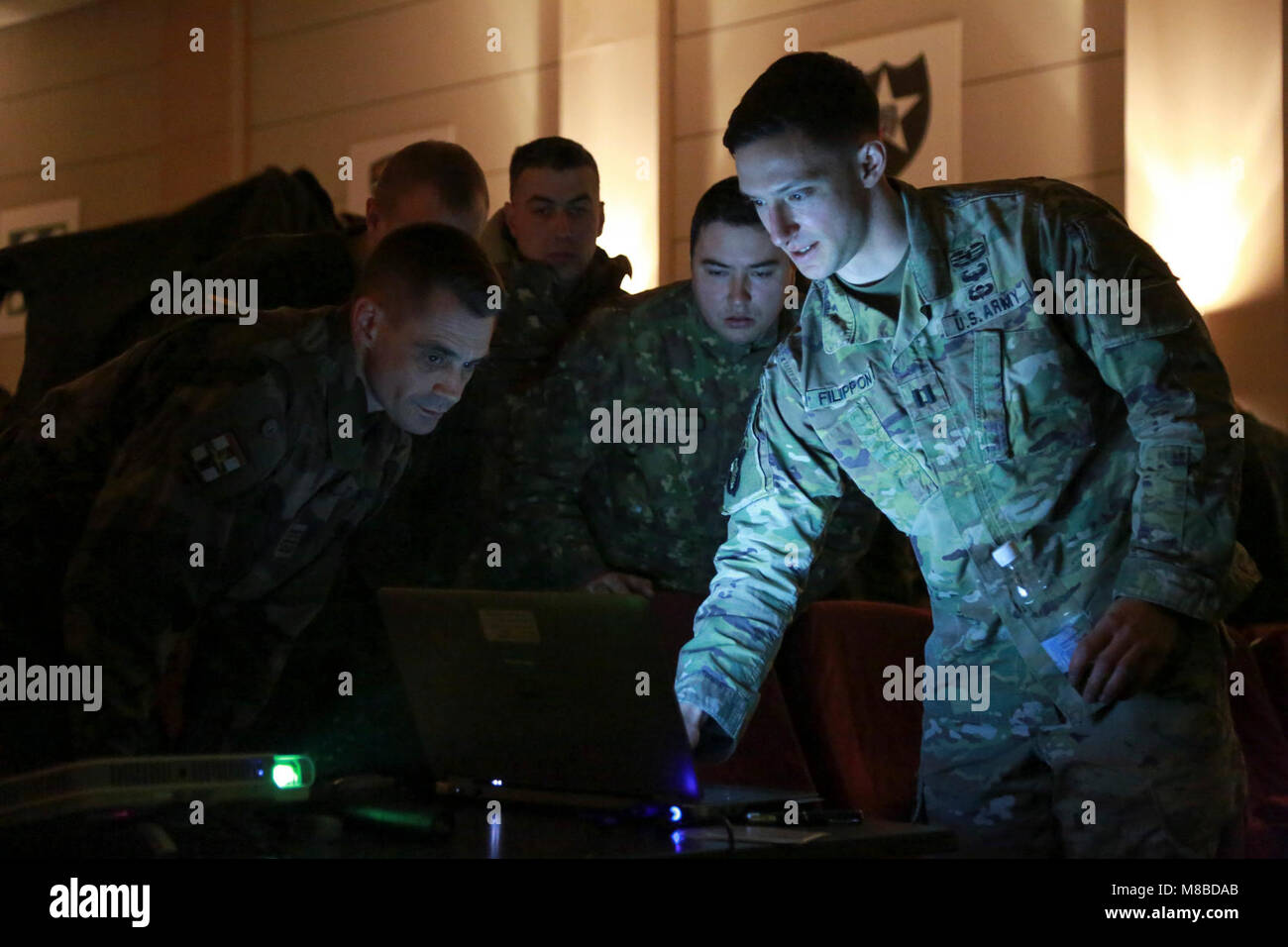 U.S. Army Cpt. Jonathan Fillipponi of the Joint Multinational Readiness ...