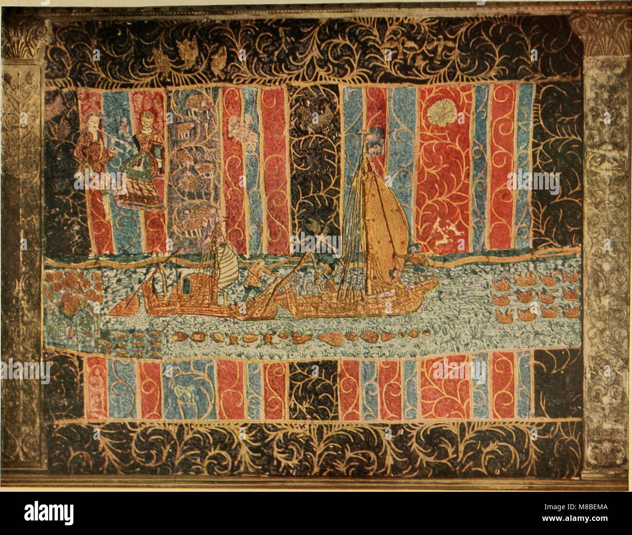 This illustrated book on decorative textiles explores materials used ...