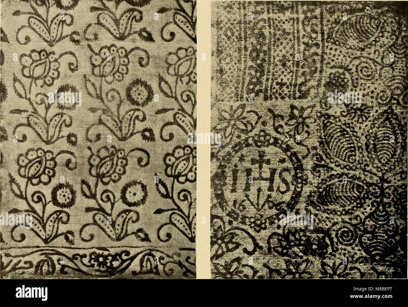 This illustrated book on decorative textiles focuses on materials used ...
