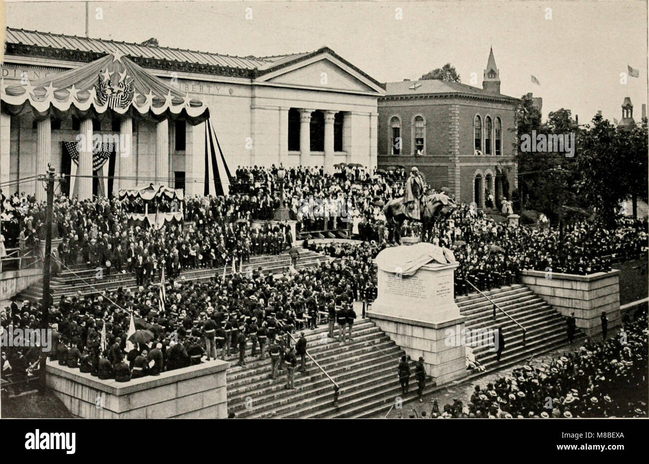Dedication of the equestrian statue of Major-General Charles Devens and of the monument to the ...